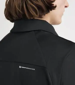 MALBON Performance Zip Raglan Polo Shirt