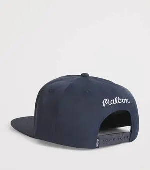 MALBON M Embroidered Cap - Navy