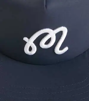 MALBON M Embroidered Cap - Navy