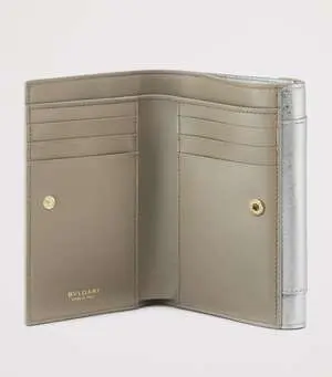 BVLGARI Metallic Leather Serpenti Forever Wallet