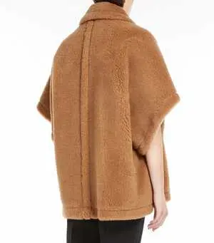 Max Mara Camel Wool-silk Cape
