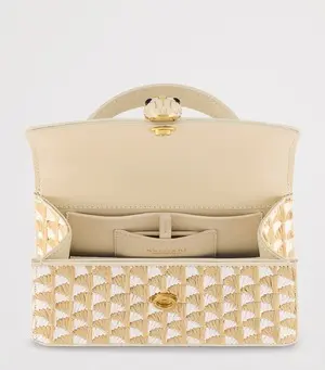 BVLGARI Mini Raffia Serpenti Forever Top-handle Bag