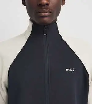 BOSS Cotton-blend Zip-up Sweatshirt