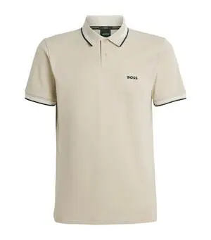 BOSS Stretch-cotton Logo Polo Shirt
