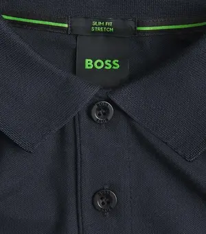 BOSS Stretch-cotton Logo Polo Shirt
