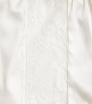 AUBADE Silk-blend Lace Inset Shorts