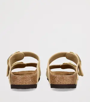 BIRKENSTOCK Raffia Arizona Sandals - Ivory