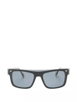 PHILOSOPHEYES Tortoiseshell-effect Clip-on Eyeglasses - Black