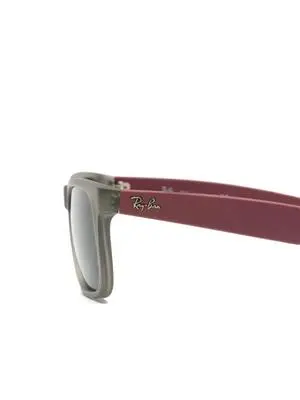 Ray-ban Justin Square-frame Sunglasses - Grey