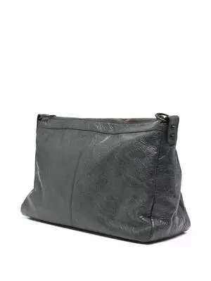 Balenciaga Medium Le City Moto Leather Messenger Bag