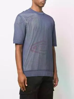 DIESEL® Logo-print Mesh T-shirt
