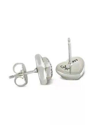 SCOTT KAY Crystal Embellished Heart Earrings