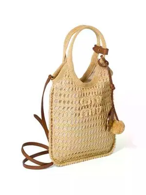 Miu Miu Ivy Raffia Crochet Handbag