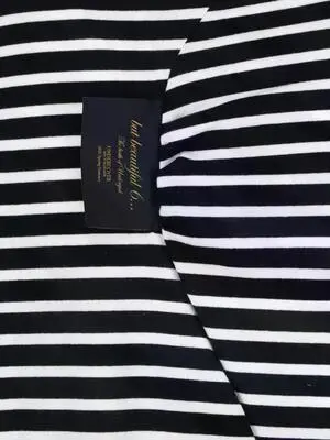 Undercover Striped Asymmetric Long-sleeve T-shirt