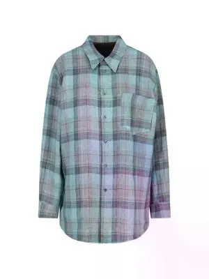 MAGLIANO Check Pattern Linen Shirt
