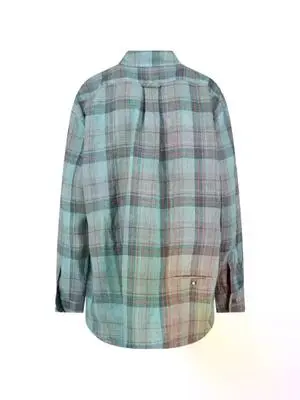 MAGLIANO Check Pattern Linen Shirt