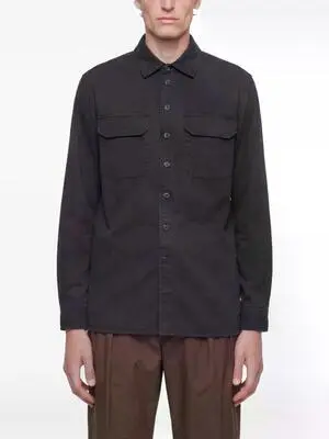 WHITE SAND Cotton Shirt Jacket