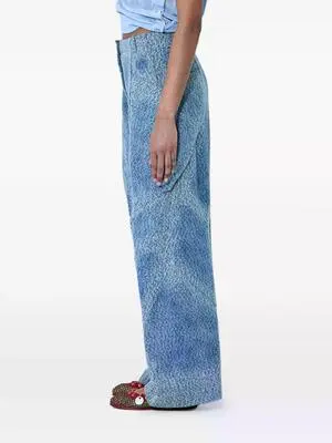 KIKO KOSTADINOV Textured Wide-leg Trousers