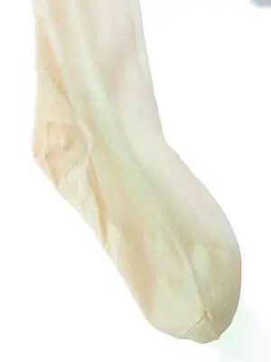 Nike Logo Embroidered Socks With Ruffle Trim