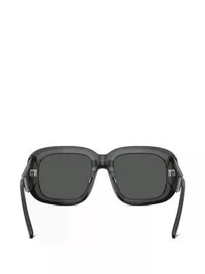 DIESEL® Oversized Square Frame Sunglasses - Black