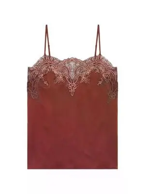 FORTELA Brianne Lace-trimmed Sleeveless Blouse