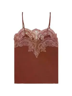 FORTELA Brianne Lace-trimmed Sleeveless Blouse