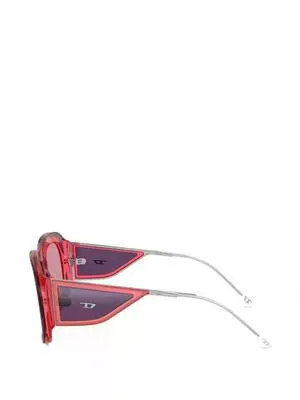DIESEL® Square Frame Sunglasses - Pink