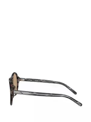 DIESEL® D-logo Pilot Sunglasses