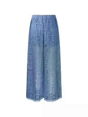 INTO THE EAST Guipure Lace Palazzo Pants