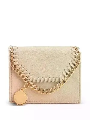 Stella McCartney Falabella Chain-trim Wallet - Neutrals