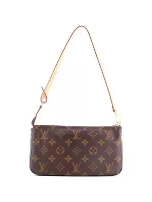 LOUIS VUITTON Monogram Canvas Pochette Accessoires Nm Clutch Bag