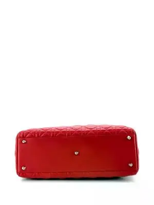 Dior Lady Large Tote Bag - Red