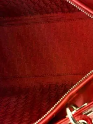 Dior Lady Large Tote Bag - Red