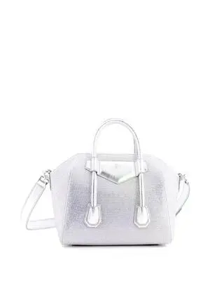 Givenchy Antigona Lock Mini Satchel Crystal Embellished Satin