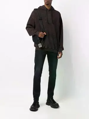 DIESEL® Marbled Effect Cotton Hoodie