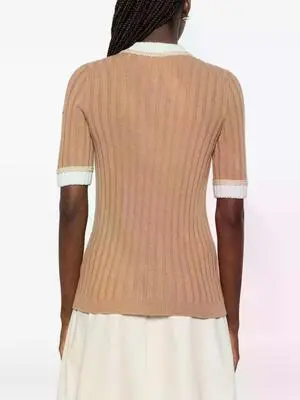 Moncler Crystal-embellished Ribbed Knit Sweater