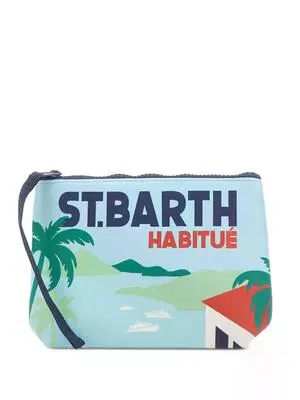 MC2 SAINT BARTH Aline Clutch Bag - Blue