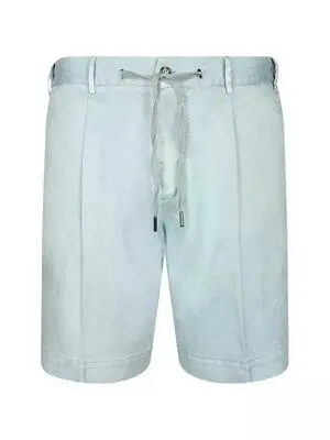 DELL'OGLIO Pleated Drawstring Shorts