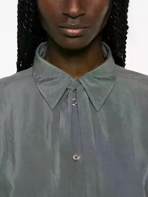 LEMAIRE Shimmering Finish Point Collar Shirt