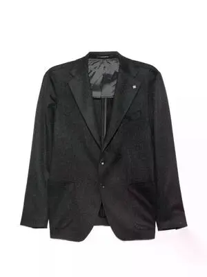 Tagliatore Single-breasted Notched-lapel Blazer - Grey