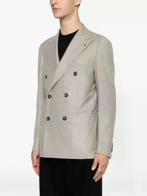 Tagliatore Double-breasted Peak-lapels Jacket