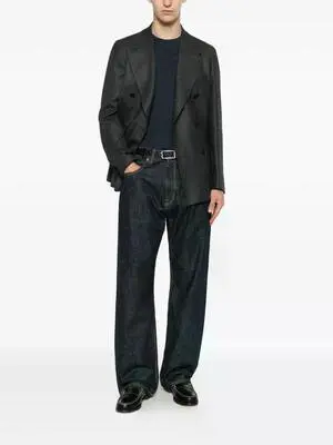 Tagliatore Double-breasted Peak-lapel Blazer