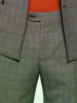 Tagliatore Double-breasted Checked Suit - Grey
