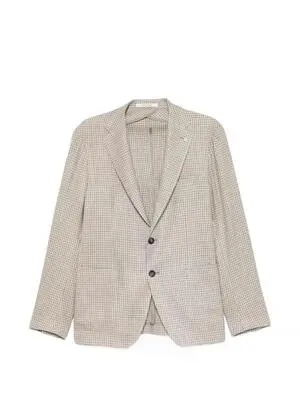 Tagliatore Houndstooth-pattern Single-breasted Blazer