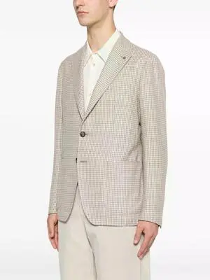 Tagliatore Houndstooth-pattern Single-breasted Blazer