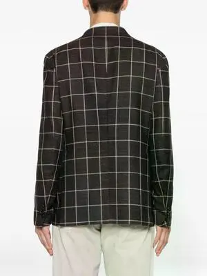 Tagliatore Check-pattern Single-breasted Blazer