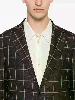 Tagliatore Check-pattern Single-breasted Blazer