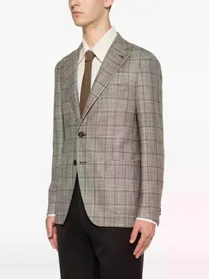 Tagliatore Notched-lapel Blazer - Brown