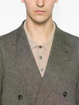 Tagliatore Double-breasted Peaked-lapel Suit - Grey