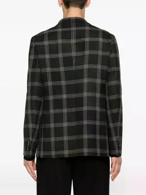 Tagliatore Check-pattern Single-breasted Blazer